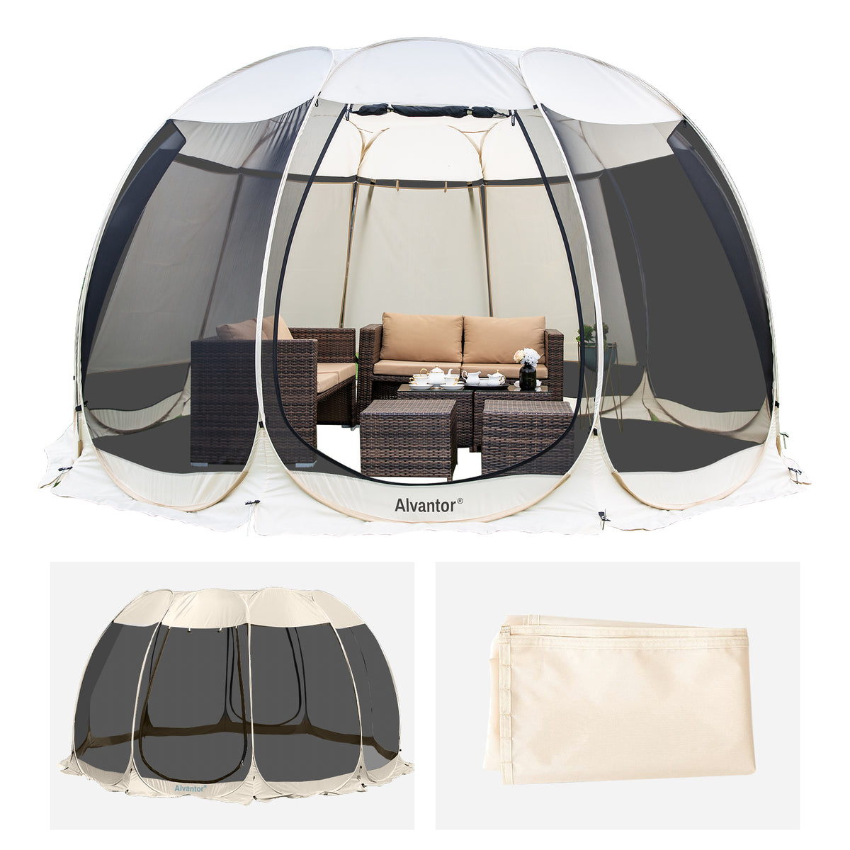 Alvantor Pop Up Pavillon Zelt