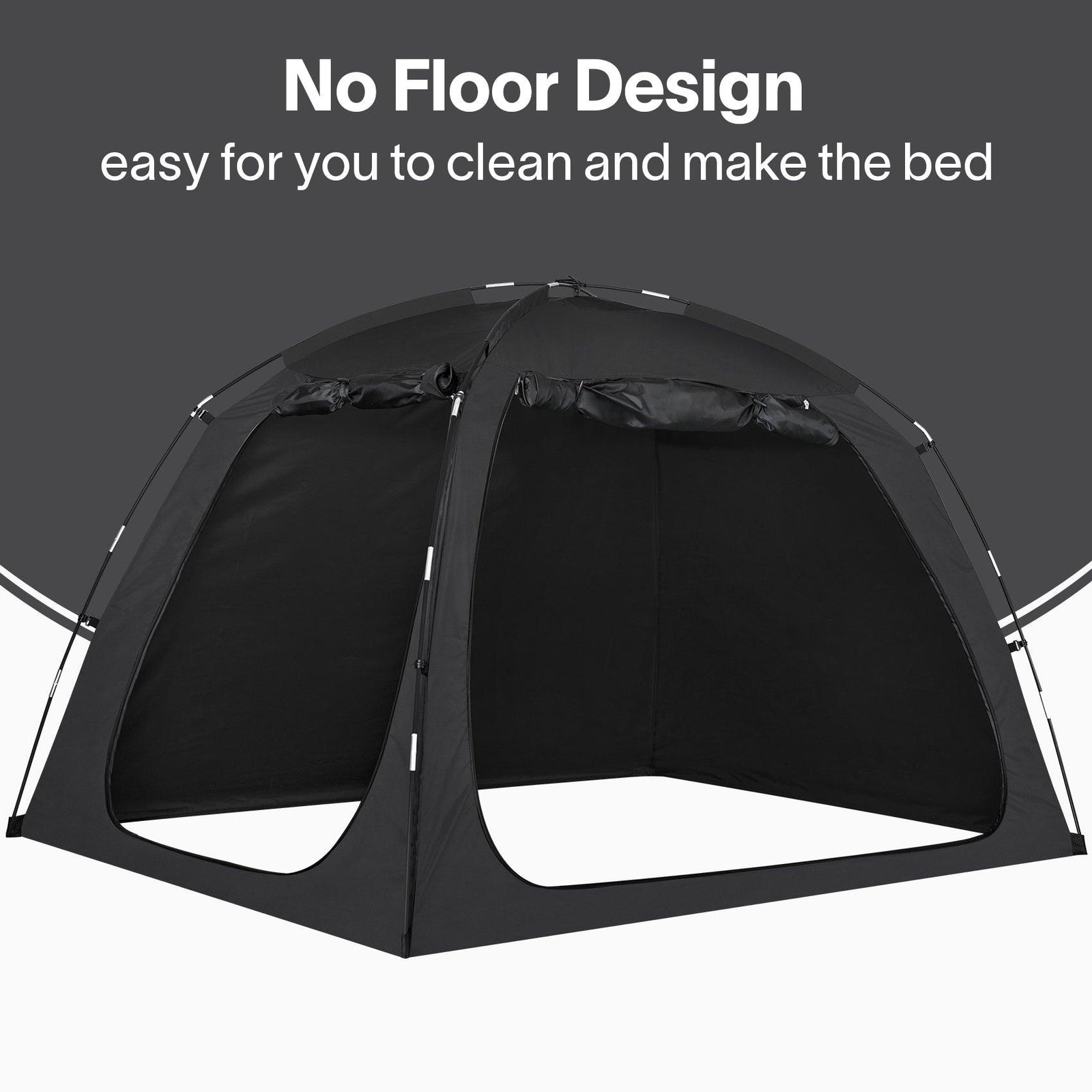EighteenTek Portable Privacy Bed Tent, Great Solution To Enhance Sleep