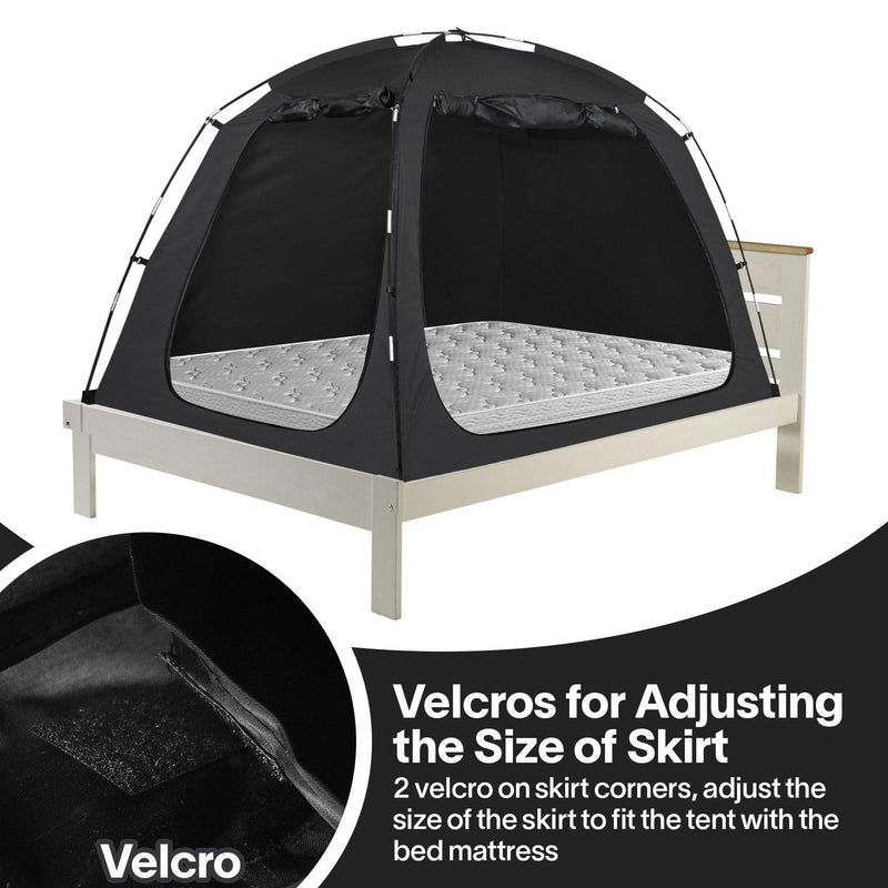 EighteenTek Portable Privacy Bed Tent, Great Solution To Enhance Sleep