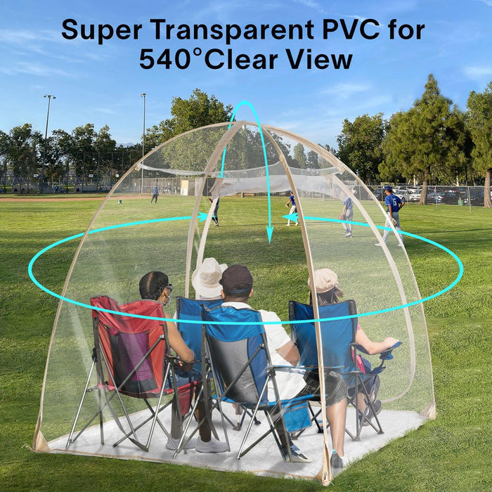 Sports Tent Clear Bubble Tent Weatherproof Pod Igloo Tent Winter Pop u