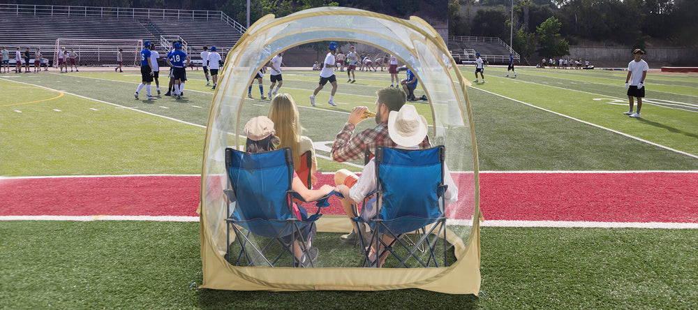 Pop Up Under the Weatherproof Pod Portable Sports Shelter - Alvantor ...